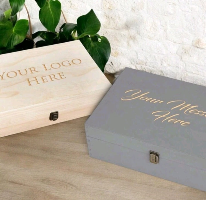 Custom Personalized Engraved Wooden Keepsake Box – Minglai