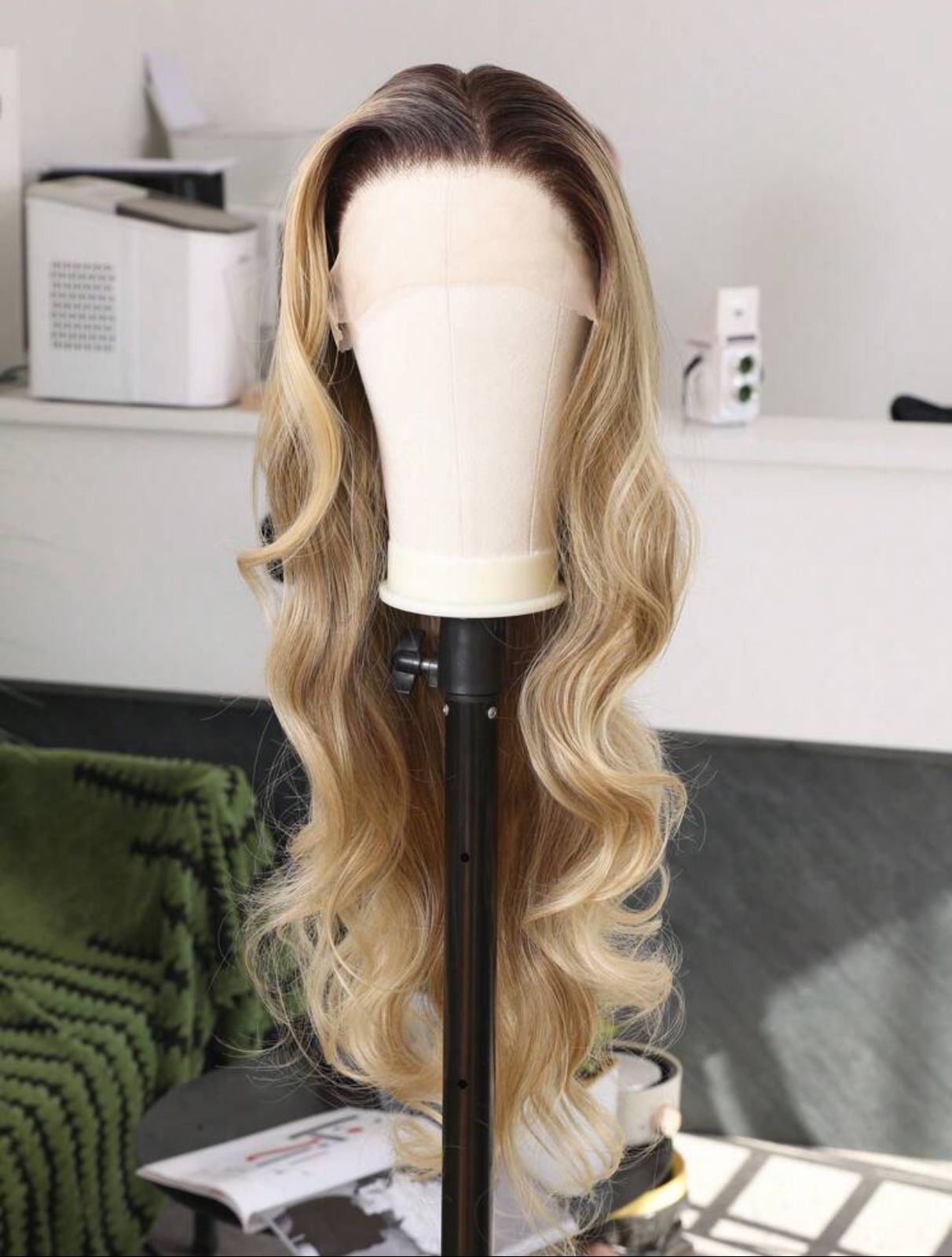 Beyonce Bombshell Wig(human blend) – Minglai