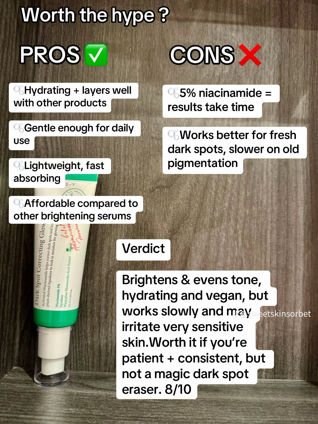 AXIS-Y dark correcting spots viral glow serum – Minglai