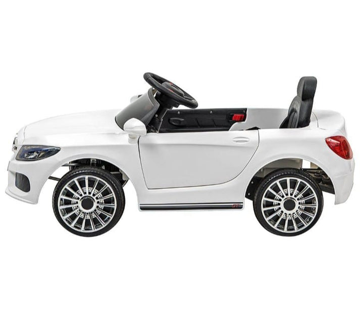 C Class Replica 12V Battery Powered Kids Ride on Car White – Minglai